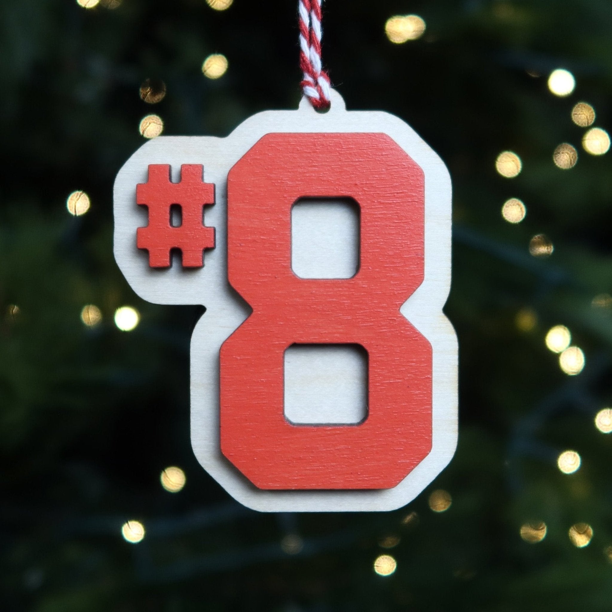 Custom Number Ornament Personalized Christmas Ornament 2024 – Moon Rock ...